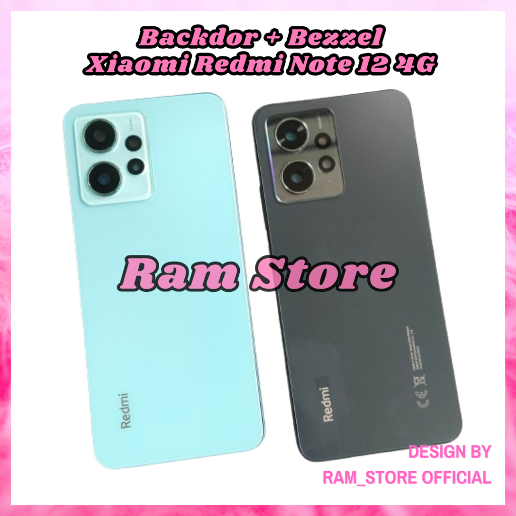 Jual Cassing Hp XIAOMI REDMI NOTE 12 4G || Tulang Tengah Bezel Bazel ...