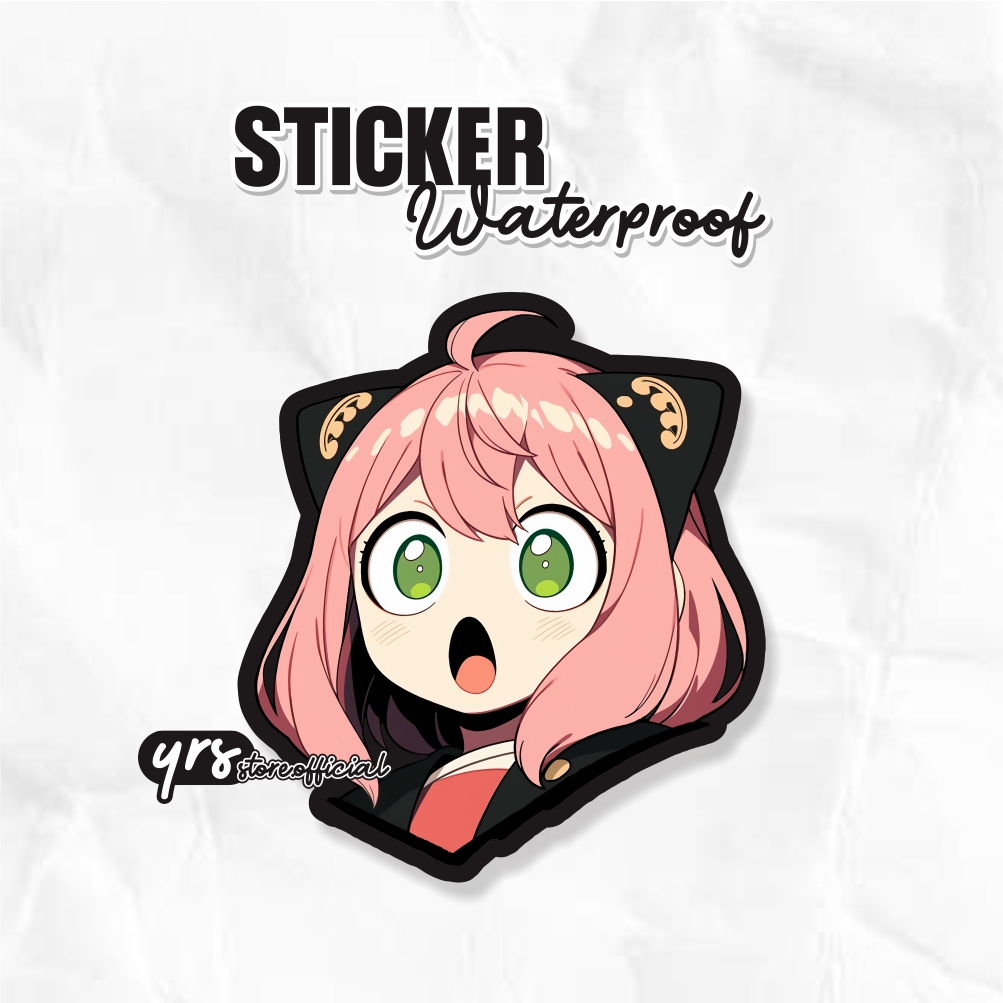 Jual Sticker Anime Anya / Sticker Anime Waterproof Max Decal Ukuran ...
