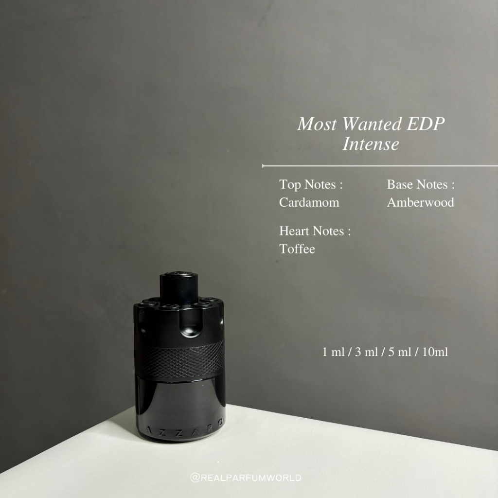 Jual REAL PARFUM WORLD - Decant Parfum TMW Intense for Men | Shopee ...
