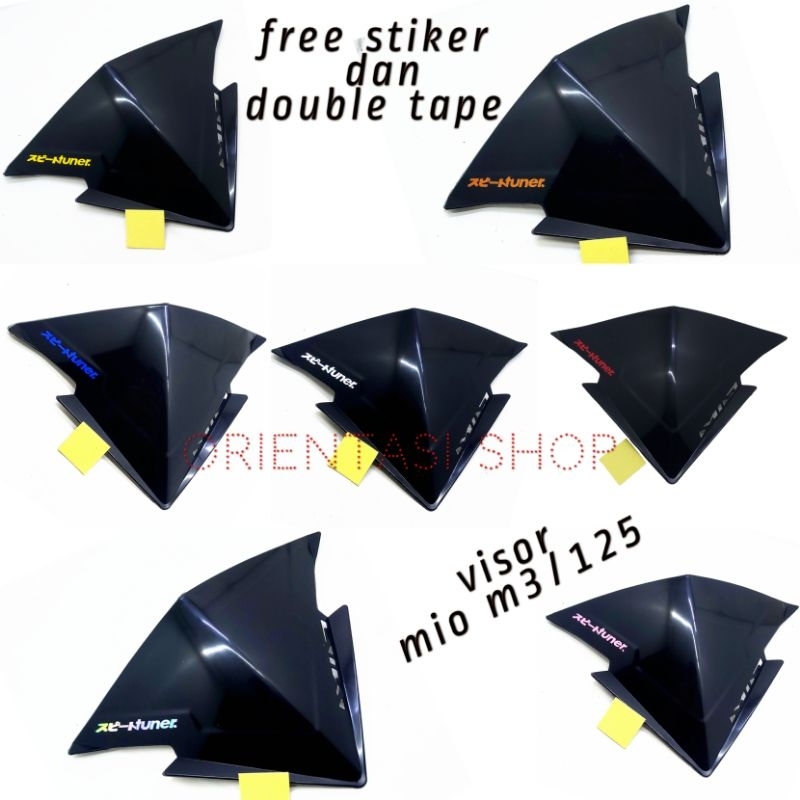 Jual VISOR MIO 125 MIO M3 MIO Z FREE STIKER DAN DOUBLE TAPE - ANTI ...
