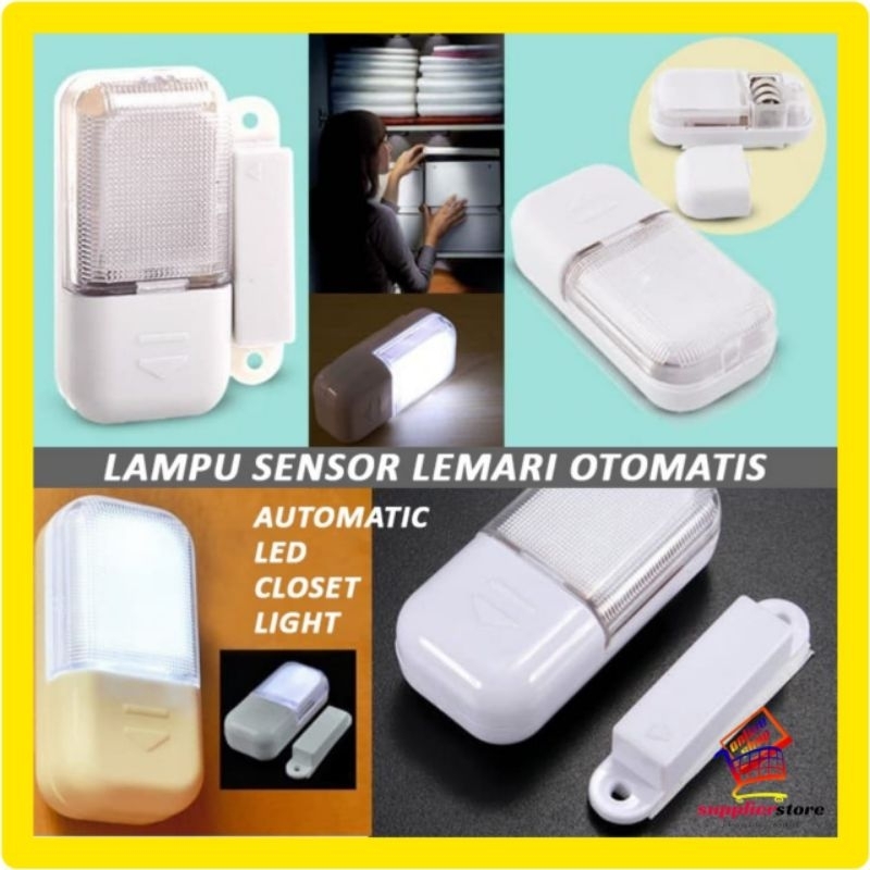 Jual Lampu Lemari Otomatis LED Automatic Closet Light | Shopee Indonesia