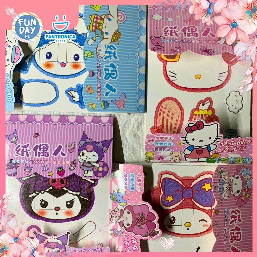 Jual Mainan Edukasi Creative Paper Doll Sanrio / Creative Paper Doll ...