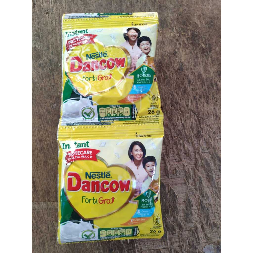 Jual SUSU DANCOW INSTAN / INSTANT FORTIGRO SACHET 1 RENCENG ISI 10 ...