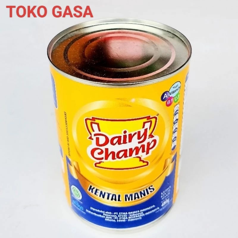 Jual susu kental manis DAIRY CHAMP 480gr /susu kental manis juara/SKM ...