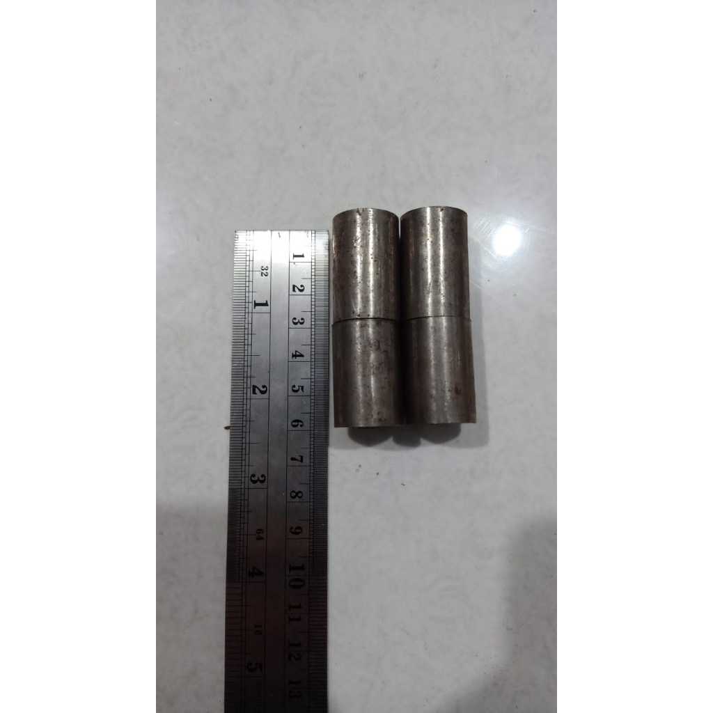 Jual (1set = 2bh) Engsel Bubut Besi As Pagar Pintu Ukuran 3/4 Inch ...
