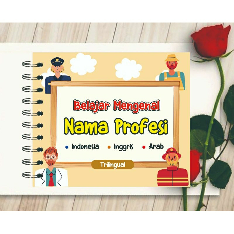 Jual Buku Edukasi Mengenal Berbagai Macam Profesi 3 Bahasa | Buku PAUD ...