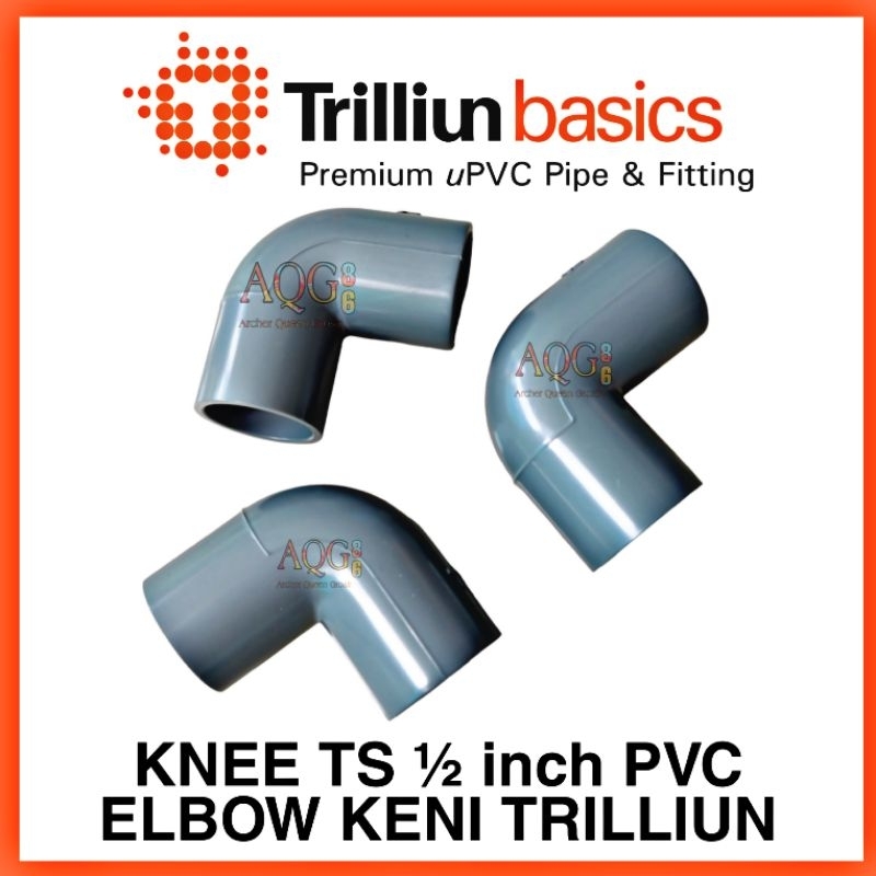 Jual KNEE PVC 1/2 INCH TRILLIUN BASICS - ELBOW SAMBUNGAN PIPA AIR PVC 1/2” | Shopee Indonesia