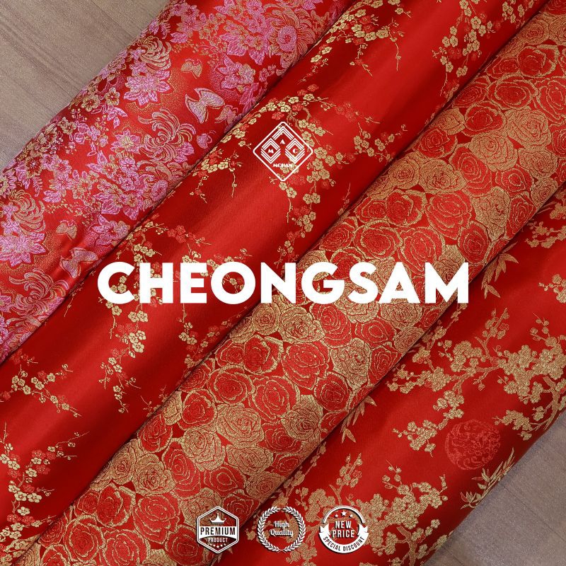 Jual [NEW] KAIN CHEONGSAM TERMURAH KUALITAS ISTIMEWA BAHAN CHINESE ...