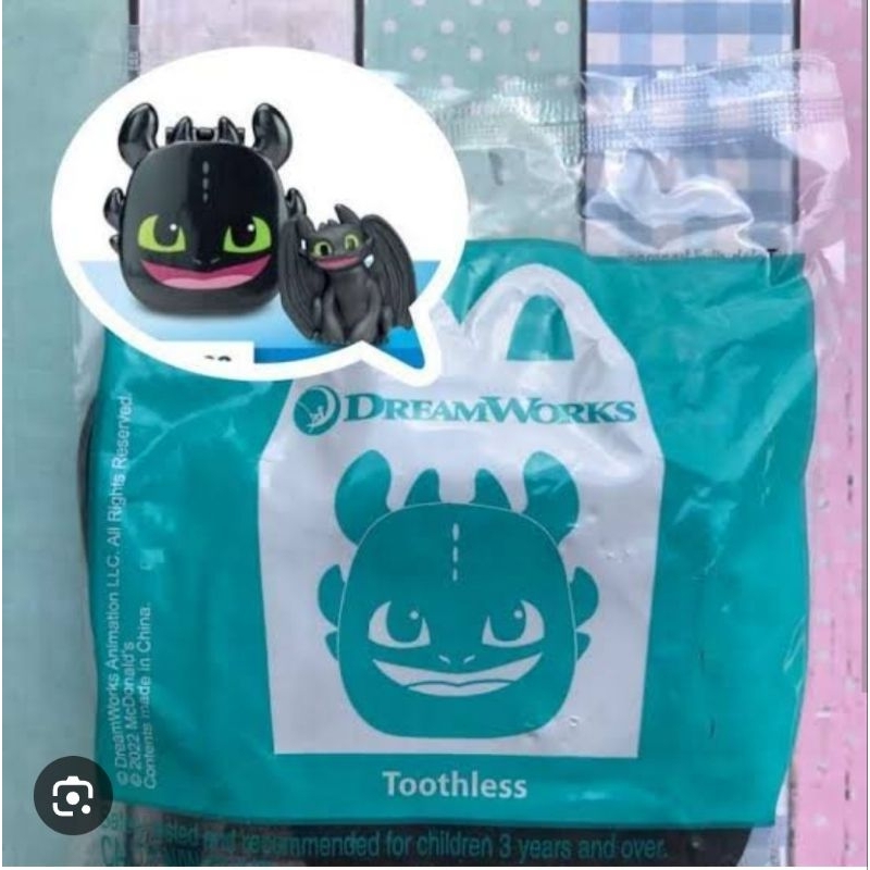 Jual Mainan Mcdonald Dreamworks (Toothless) | Shopee Indonesia
