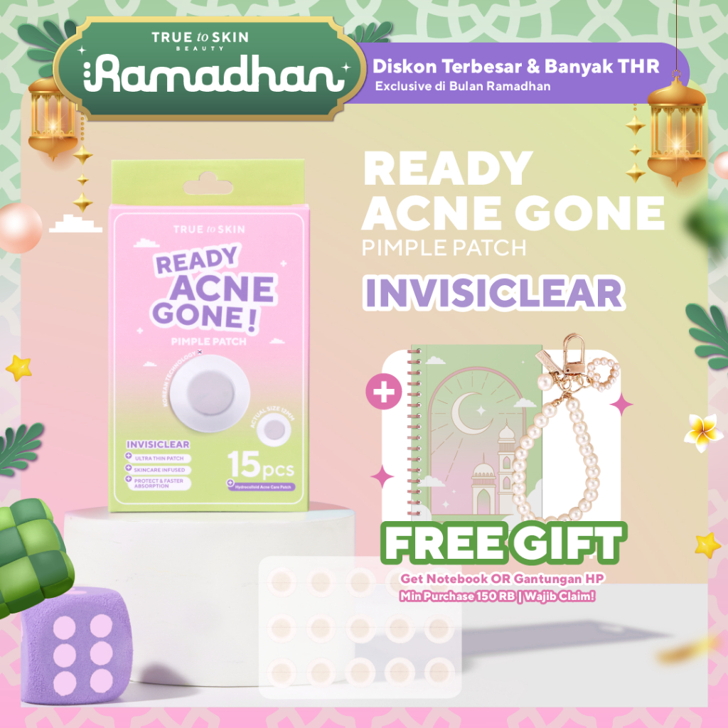Jual [ NEW ] True to Skin - Ready Acne Gone! Pimple Patch 15pcs Ultra ...