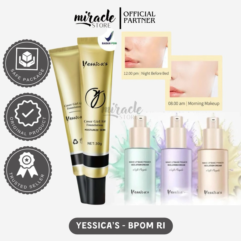 Jual YESSICA’S WATERPROOF FOUNDATION PRIMER ALAS MAKE UP BASE MAKE UP ...