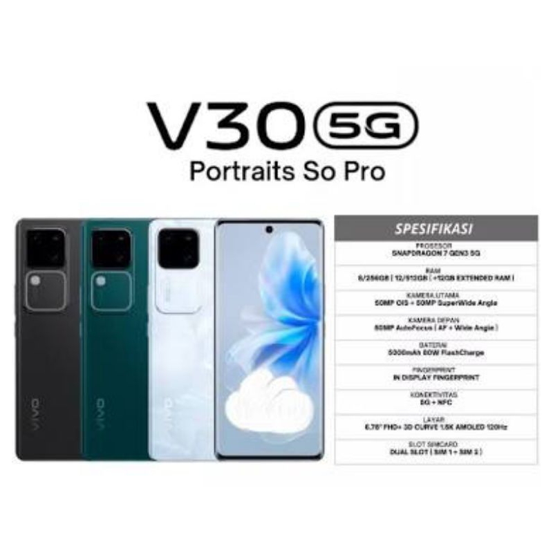 Jual VIVO V30 5G Bergaransi Resmi | Shopee Indonesia