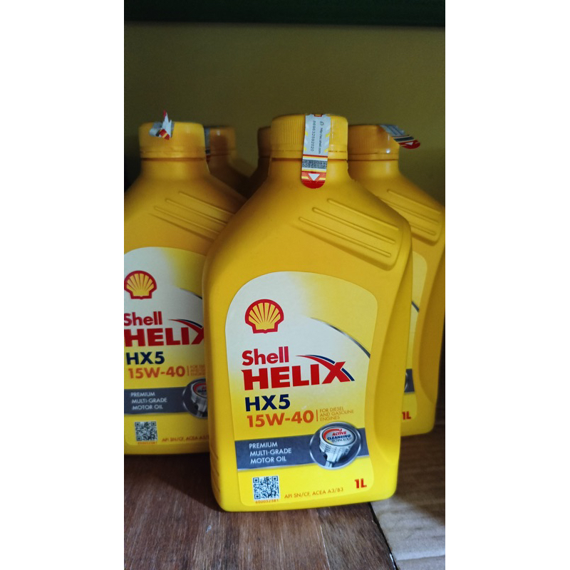 Jual Oli Shell Helix HX5 15w 40 1L | Shopee Indonesia