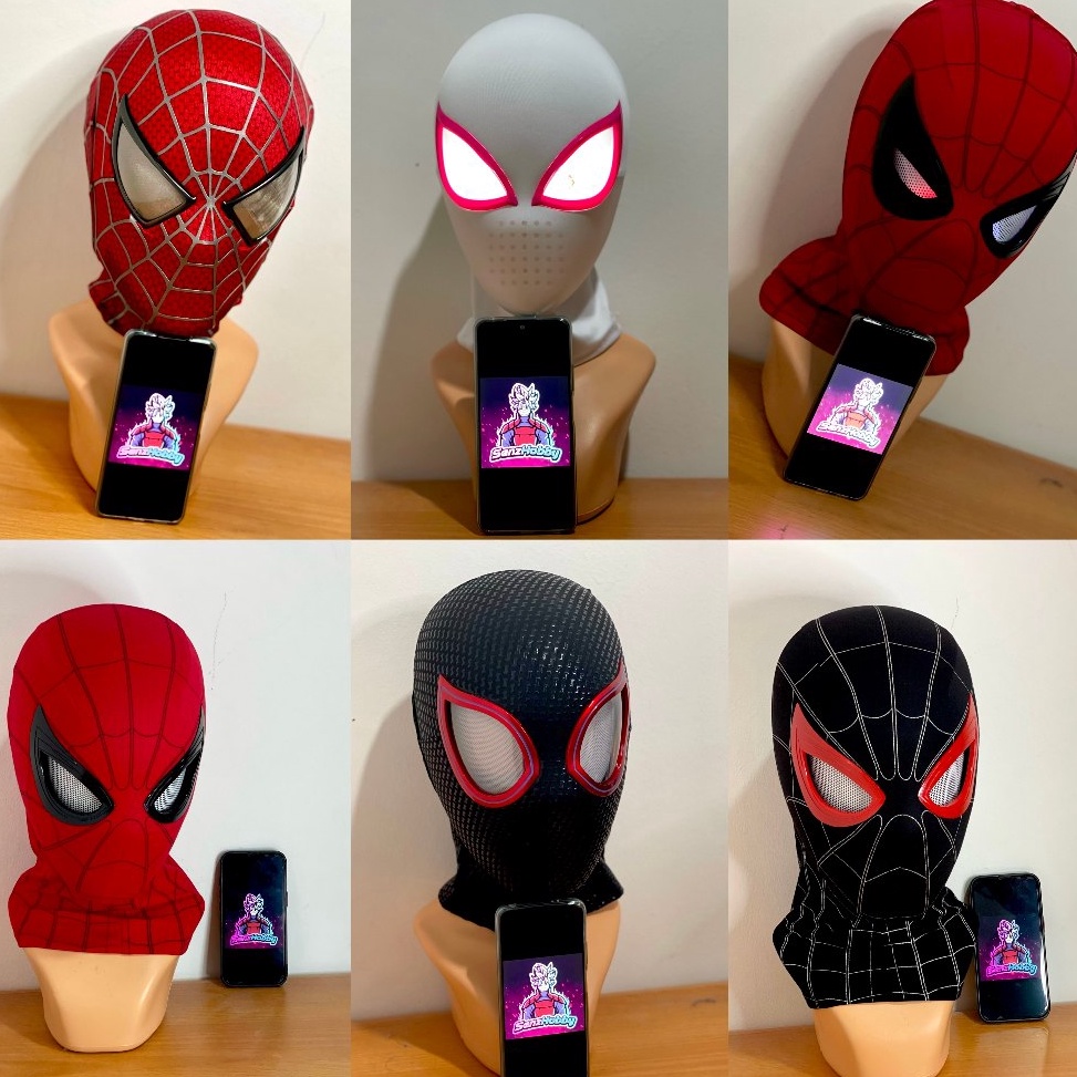 Jual ART G49G Topeng Spiderman Bisa Kedip Remote Terlengkap Topeng ...