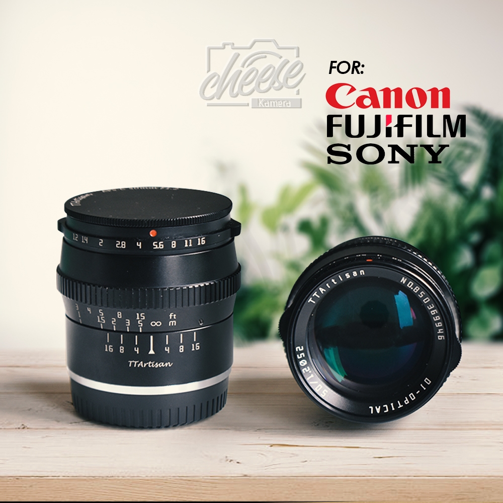 Jual TTARTISANS 50MM F1.2 LENSA FIX FOR CANON SONY FUJIFILM MIRRORLESS ...