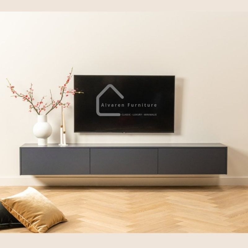 Jual Meja Tv minimalis Rak Tv gantung AFJ03 | Shopee Indonesia