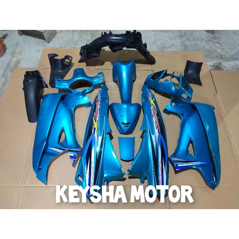 Jual FULL BODY HALUS KASAR HONDA KHARISMA X KARISMA X WARNA ICE BLUE ...