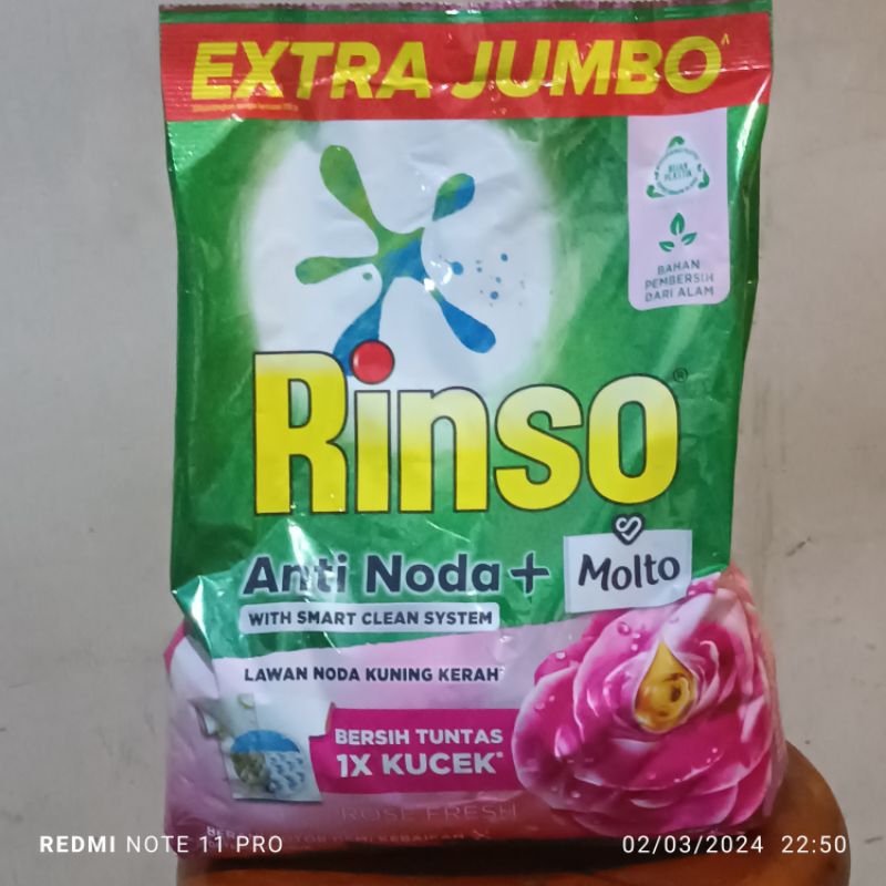 Jual Rinso 1,8 kg Rose Fresh Anti Noda (Kemasan Terbaru) | Shopee Indonesia