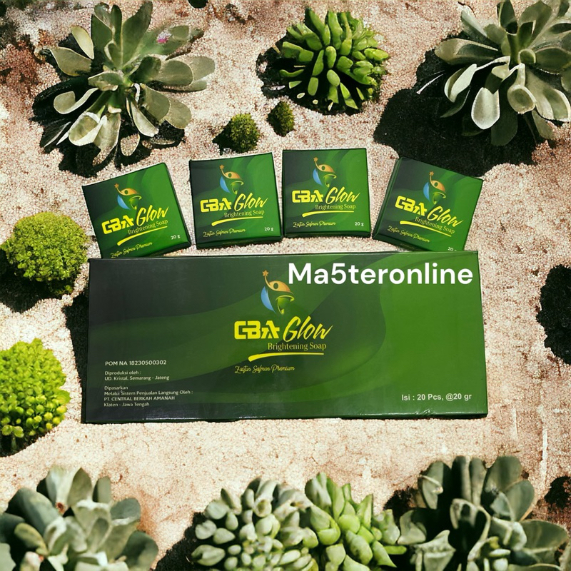 Jual CBA GLOW BRIGHTENING SOAP 1 BOX ISI 20 PCS | Shopee Indonesia