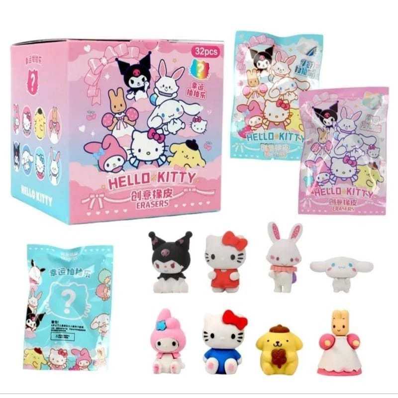 Jual Mystery Bag Eraser Sanrio Cute Blind Bag Penghapus Sanrio | Shopee ...