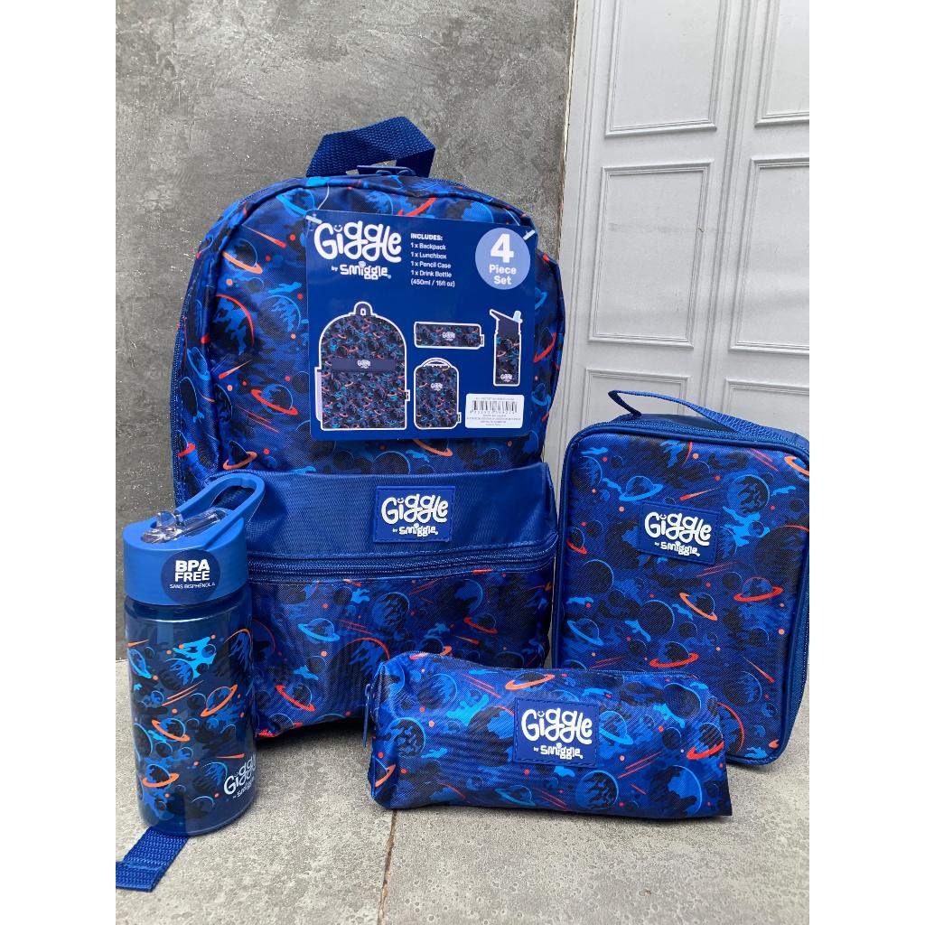 Jual SMIGGLE GIGGLE IV SET BACKPACK PLANET BLUE - SET TAS RANSEL ...
