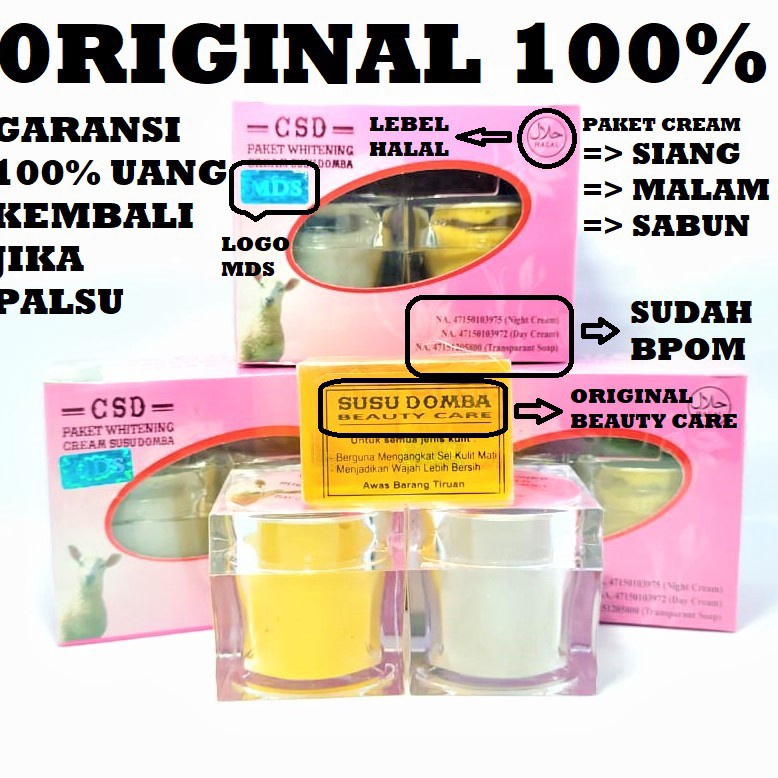 Jual FBX245 KODE 77 cream Susu Domba Original 3grm paket cream siang ...