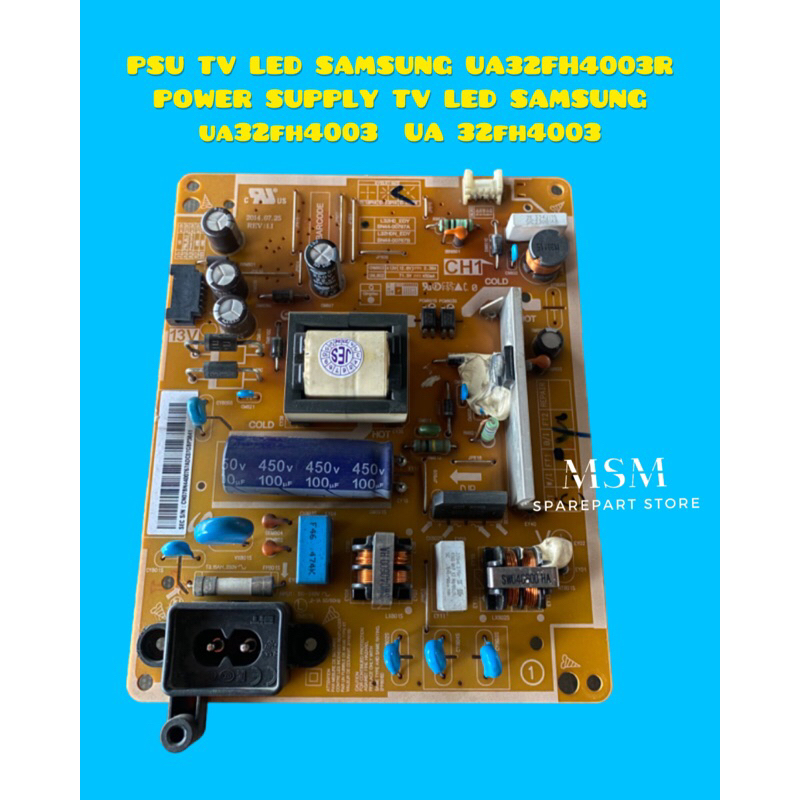 Jual PSU TV LED SAMSUNG UA32FH4003R POWER SUPPLY TV LED SAMSUNG ...