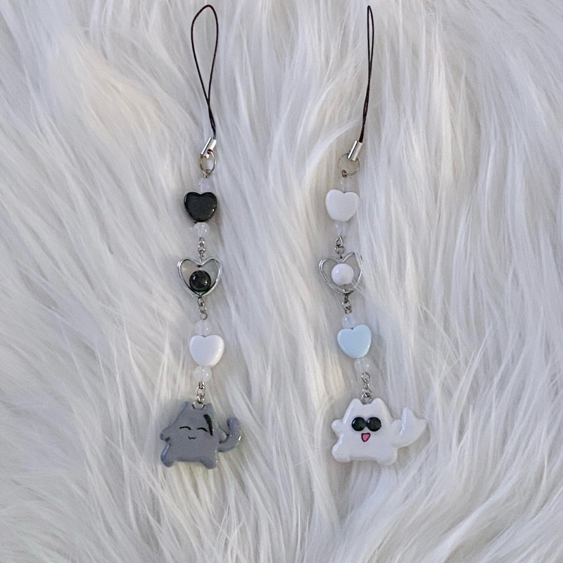 Jual [Pre-Order] Gojo Satoru Geto Suguru Phone Charm | Cat Keychain ...