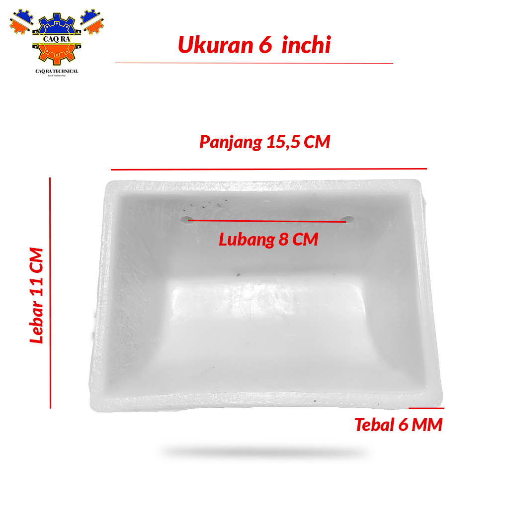 Jual Bucket Padi Elevator Ukuran 6 Inchi Rata Lurus Tebal Fiber Nylon ...