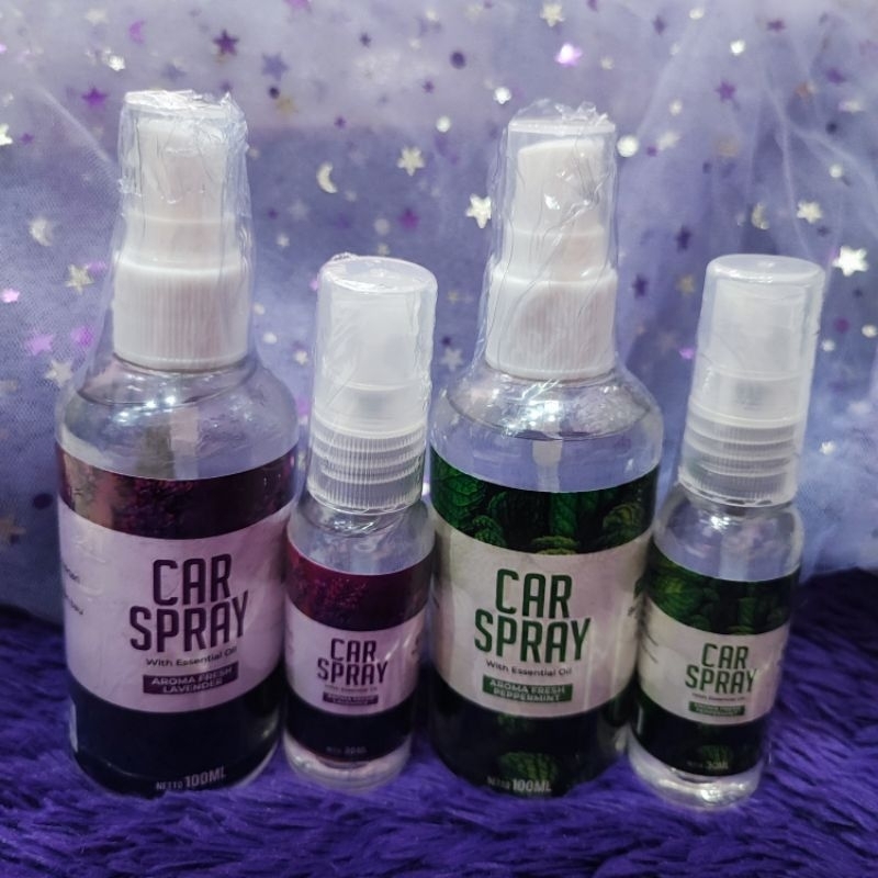 Jual CAR spray essential oil semprotan pewangi mobil/ruangan | Shopee ...