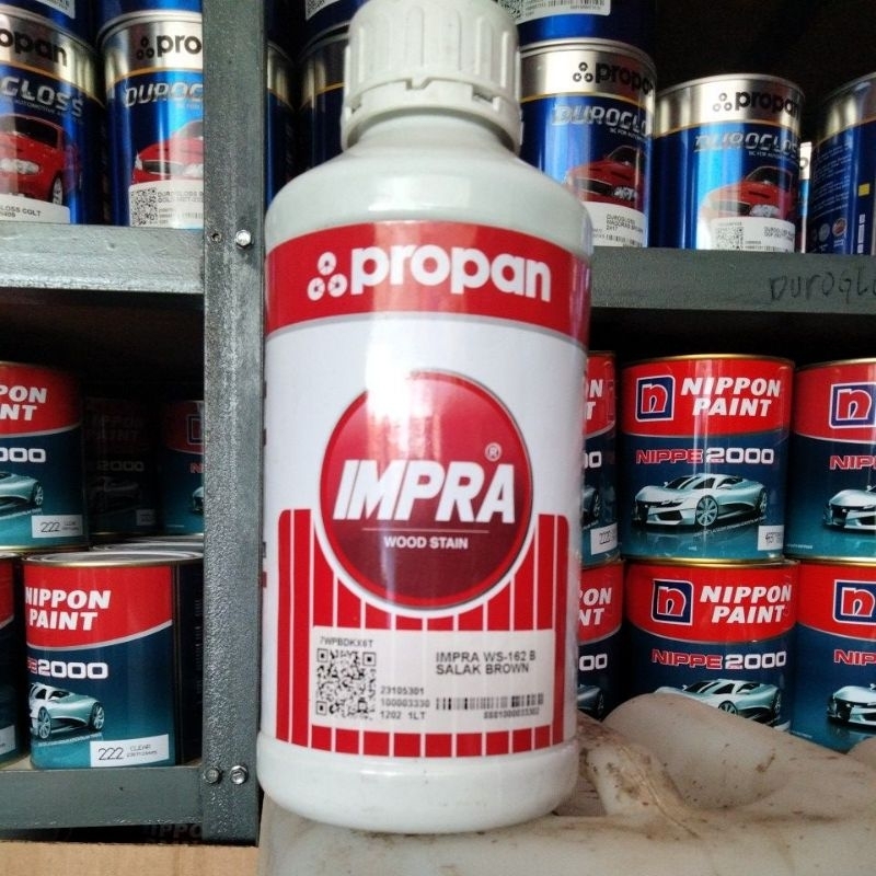 Jual Propan impra Wood stain salak brown 1ltr | Shopee Indonesia