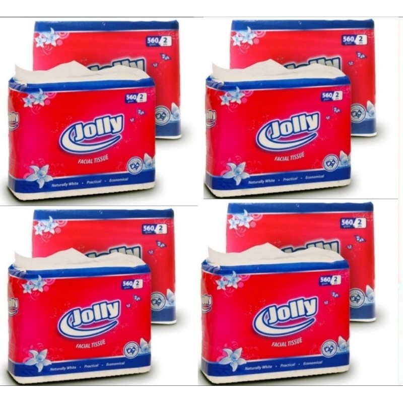 Jual ( PAKET 8 pcs ) Tissue JOLLY 560 gram kiloan | Shopee Indonesia