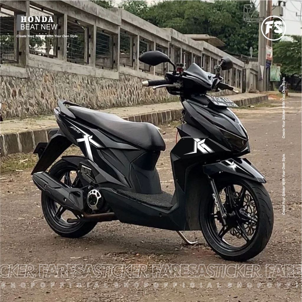 Jual FX Striping HONDA BEAT NEW | STREET NEW, DELUXE, ISS, LSS | All ...