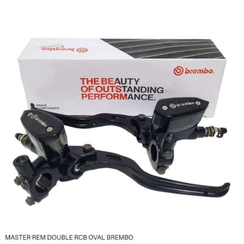 Jual (COD)master rem oval brembo 2 tabung,nmax,adv,pcx,motor custom,dll ...