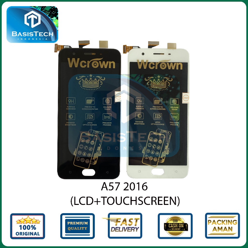 Jual LCD OPPO A57 2016 +TOUCHSCREEN ORIGINAL QUALITY | Shopee Indonesia