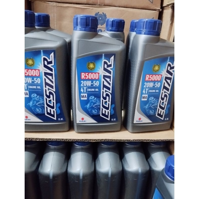 Jual oli suzuki ecstar R 5000 800 mil 20W-50 4T perbotol | Shopee Indonesia