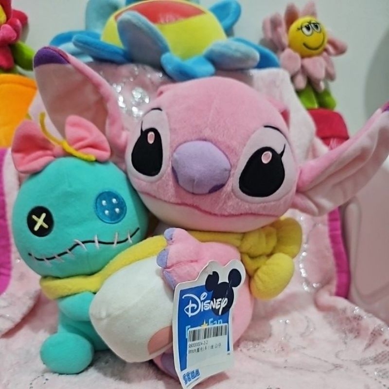 Jual Stitch Angel with Scrump Sega original plush | Shopee Indonesia