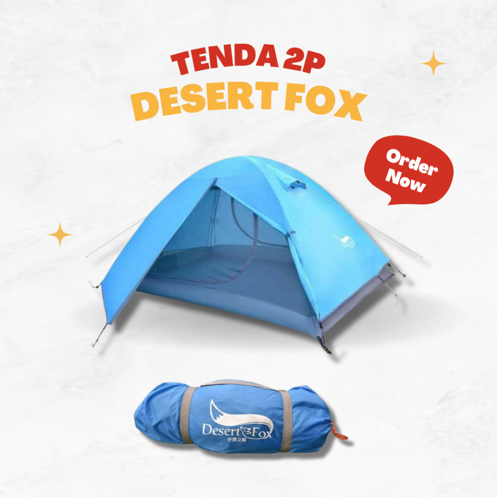 Jual Tenda DESERT FOX 2P Double Layer Frame Alloy Tenda camping ...