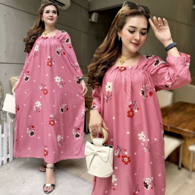 Jual Long Dress Fuji Ashanty Jumbo LD 120cm Panjang 125cm – Daster ...