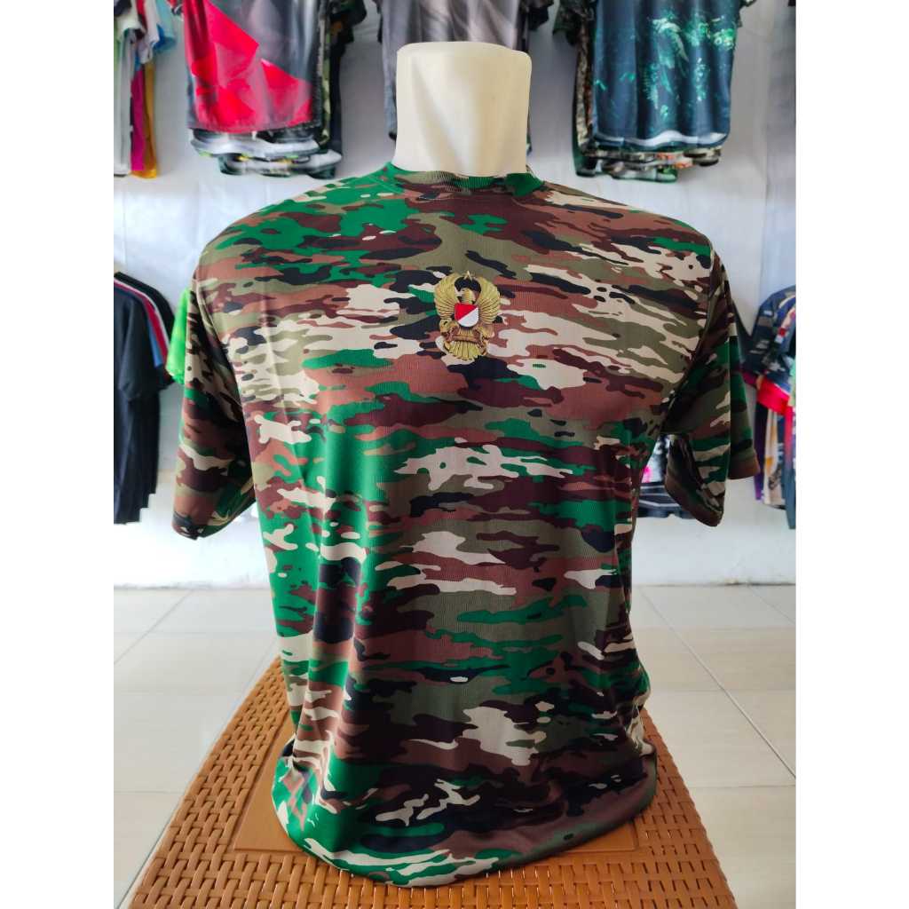 Jual jersey kaos loreng malvinas drifit printing oblong pdl | Shopee ...