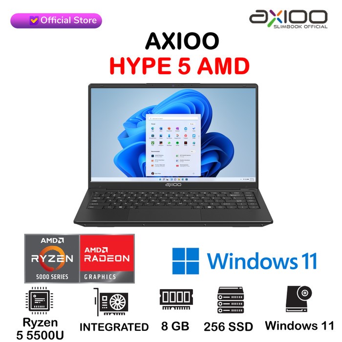 Jual Laptop Axioo Mybook Hype 5 X5 X3 Gaming AMD Ryzen 5 5500U - Intel Core I5 1035G4 - Ryzen 5 ...