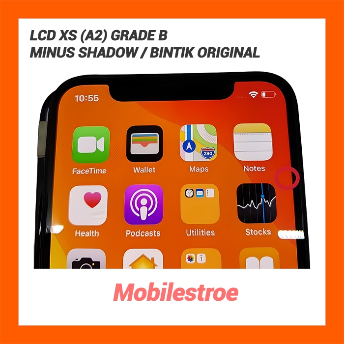 Jual LCD XS (A2) GRADE B ORI MINUS SHADOW / BINTIK | Shopee Indonesia