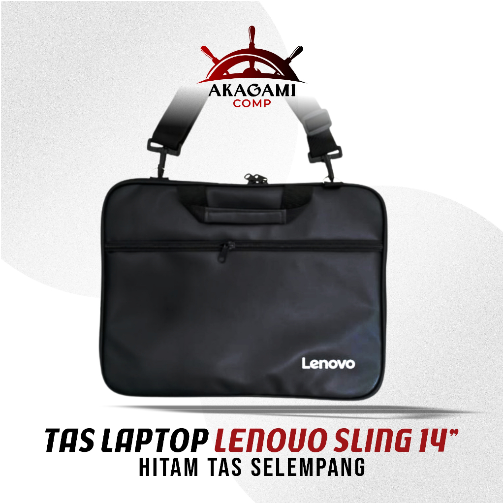 Jual Tas Laptop Lenovo Sling 14" Hitam Tas Selempang Laptop 14 Inch ...