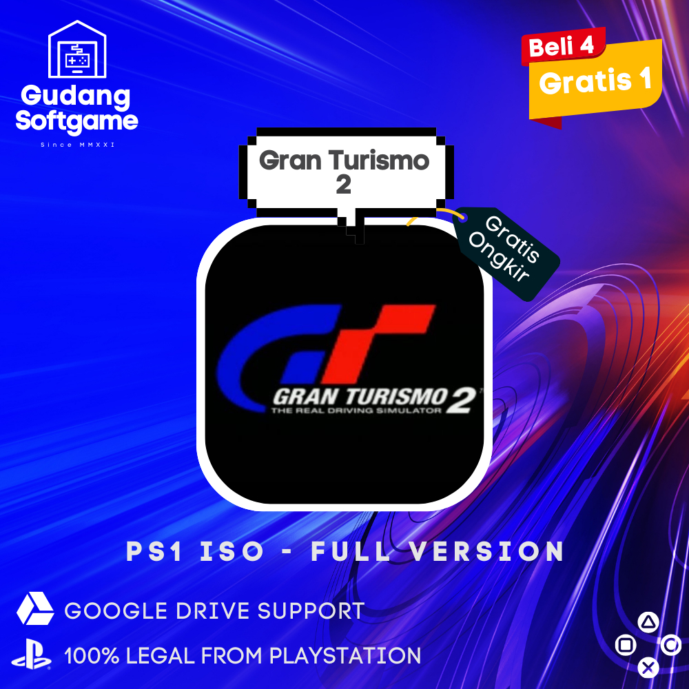 Jual Gran Turismo 2 - Game PS1 untuk PC Laptop & Android | Shopee Indonesia