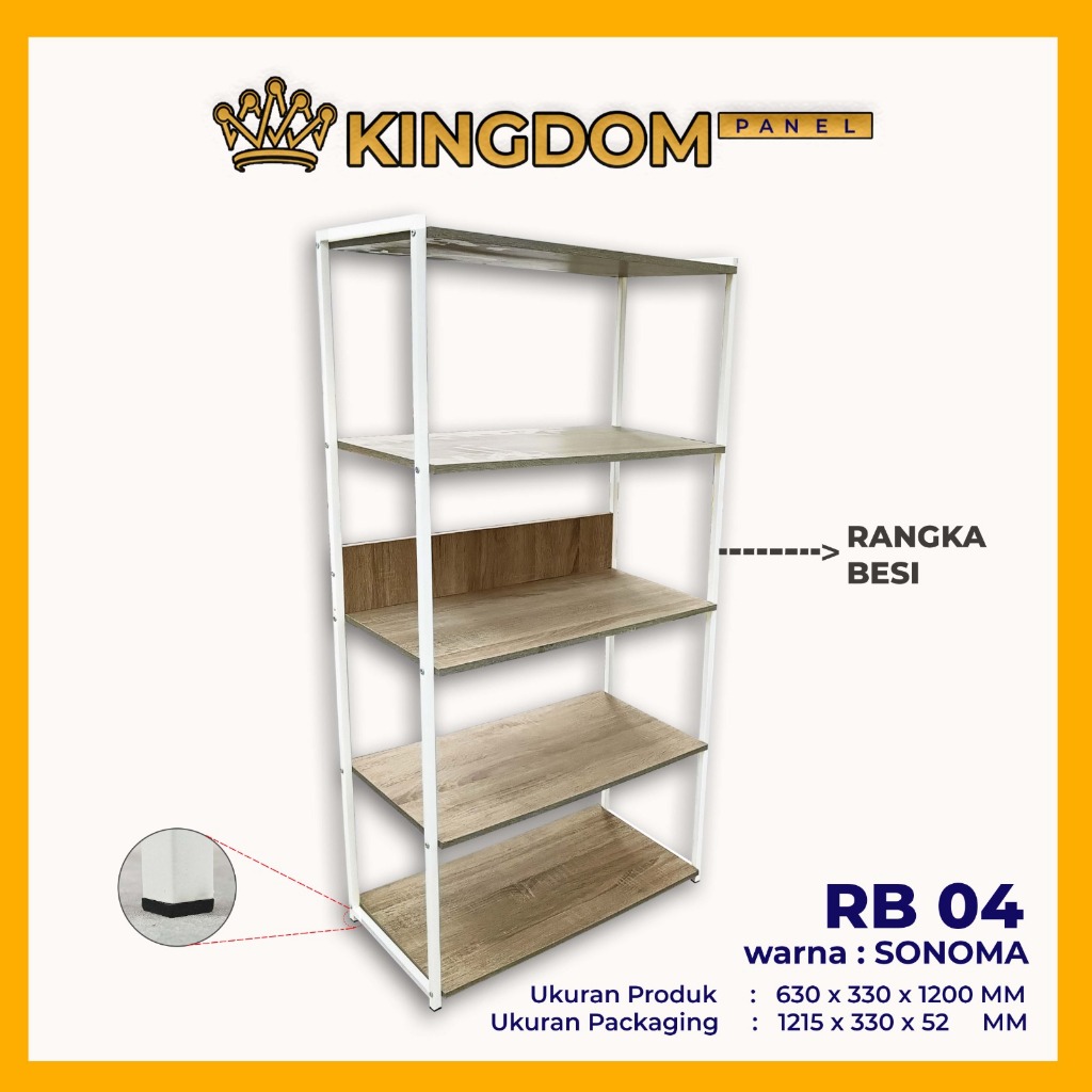 Jual RB 04 KINGDOM - Rak Buku Kantor Minimalis / Rak File Serbaguna ...