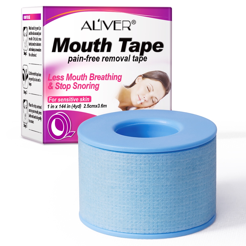 Jual Al'iver Mouth Tape / Plester Mulut Pencegah Ngorok dan Terapi ...