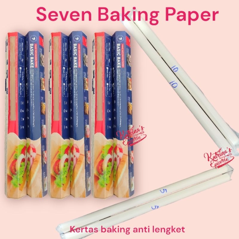Jual Seven Baking Paper Kertas Anti Lengket Tahan Panggang Rebus ...