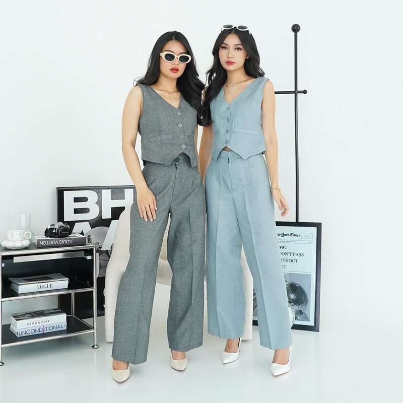 Jual ONE SET VEST TEXI | Shopee Indonesia