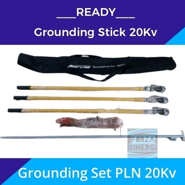 Jual Grounding PLN | Grounding set forza 20-35kv | Groundcluster 20-35kv forza | Shopee Indonesia