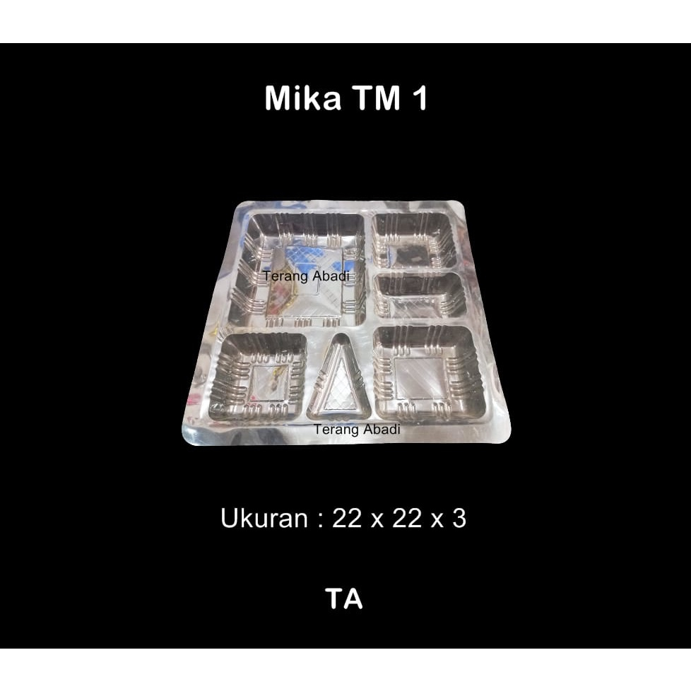 Jual Mika nasi TM 1 (22) SS / Mika TM 1 / Mika TM sekat 6 / Mika nasi ...